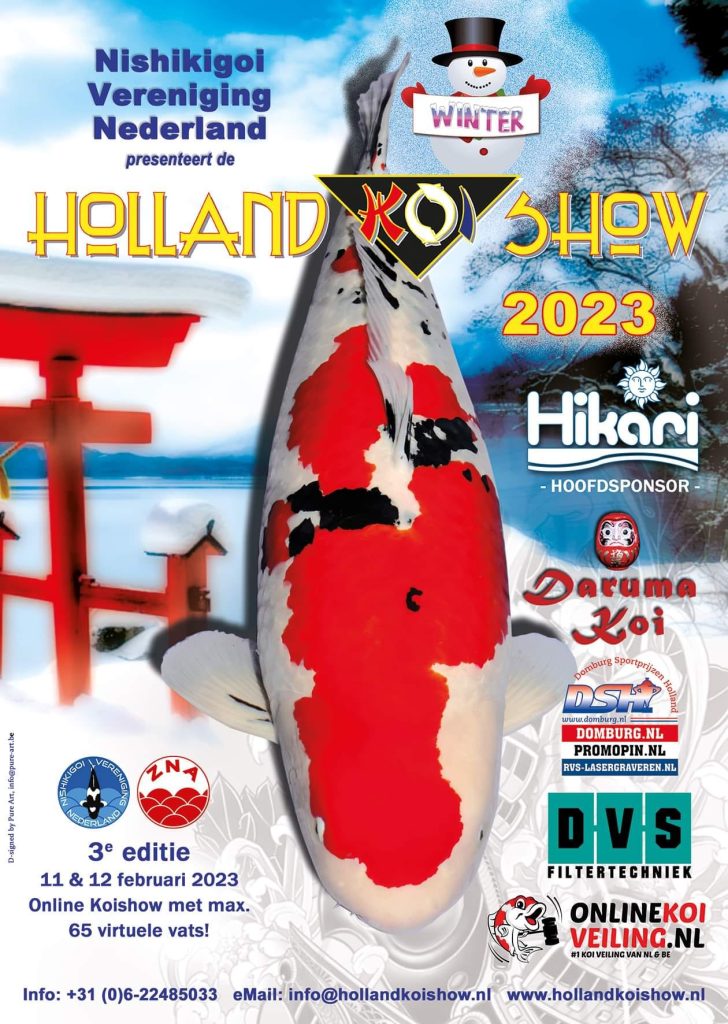 ONLINE Winter Holland Koi Show – 12 februari 2023 – NVN